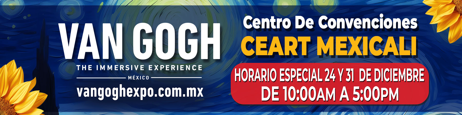 Boletos | Van Gogh - The Immersive Experience (Mexicali 2024 - 2025 ...